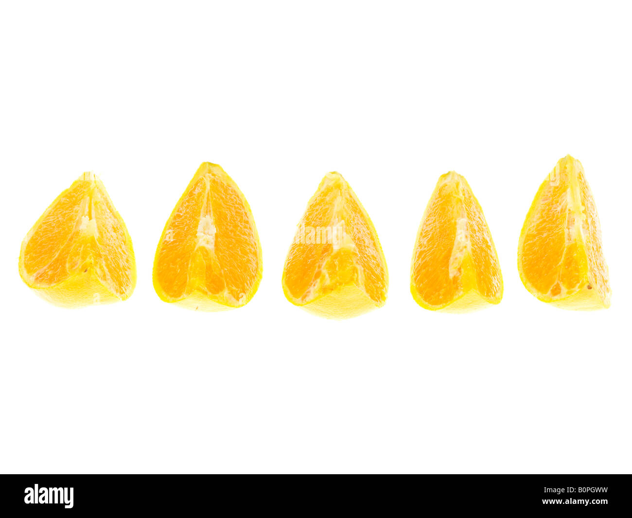Segments of an Orange Stock Photo - Alamy