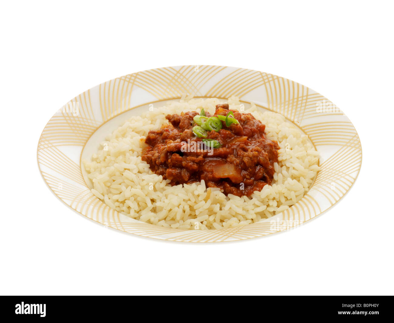 Chilli with Rice Stock Photo - Alamy