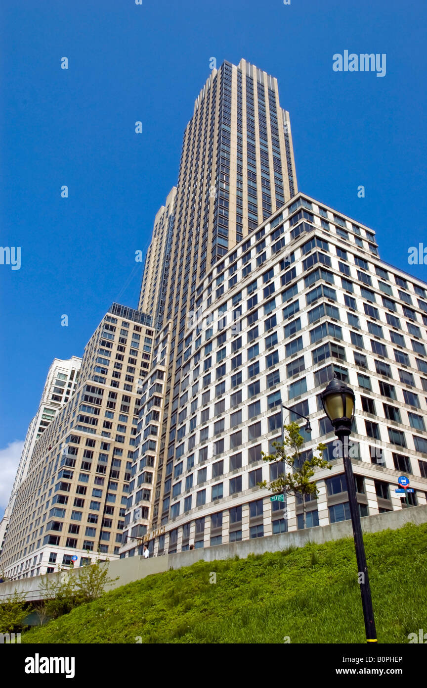 Trump Place development seen from Riverside Park South Stock Photo - Alamy