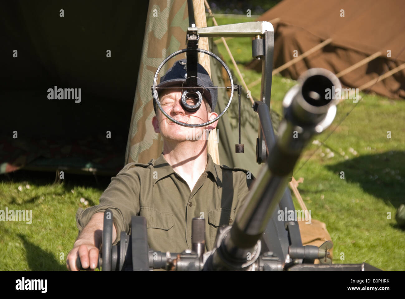German World War 2 anti-aircraft gun Stock Photo - Alamy