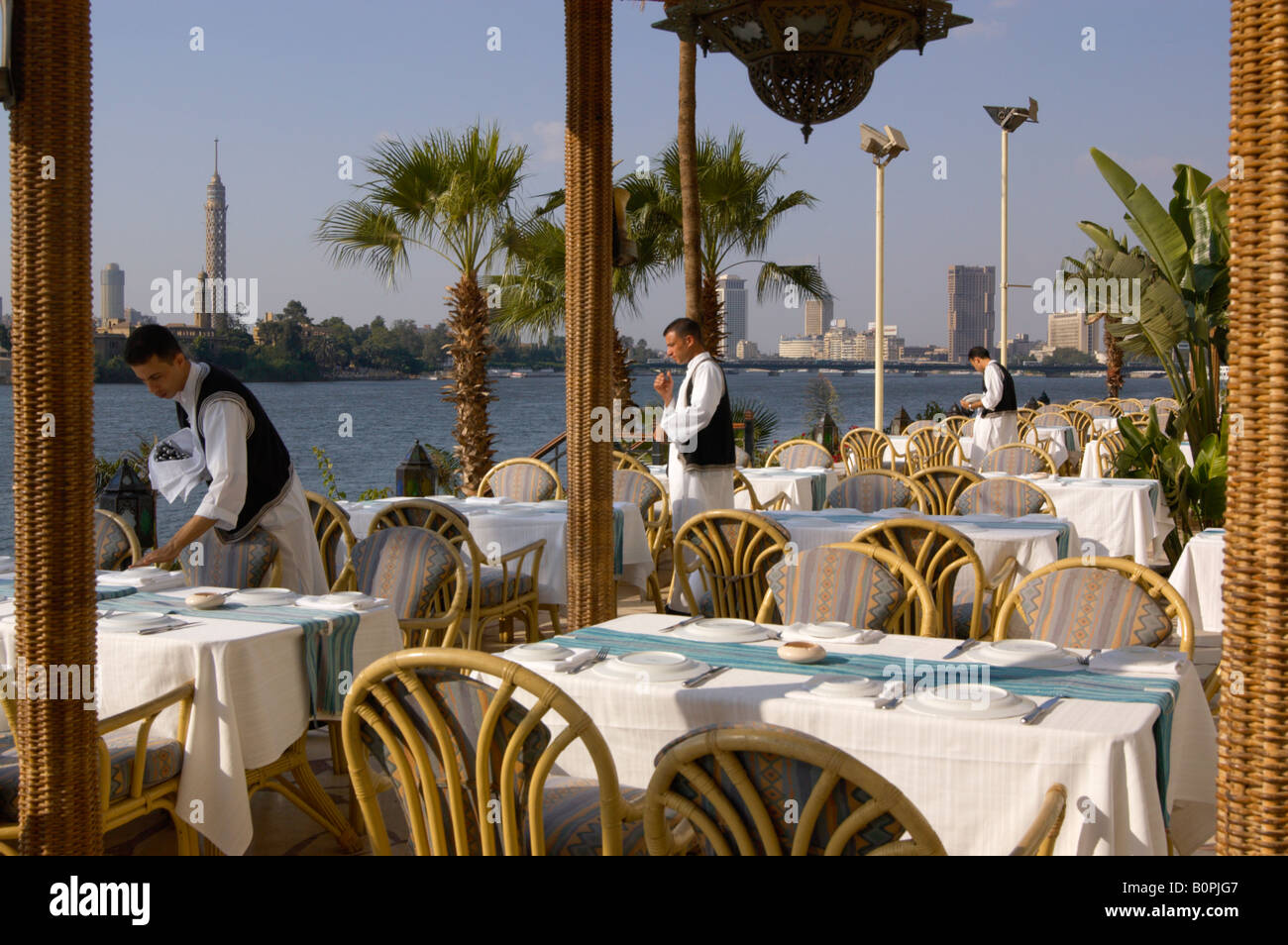 Cairo nile dining hi-res stock photography and images - Alamy