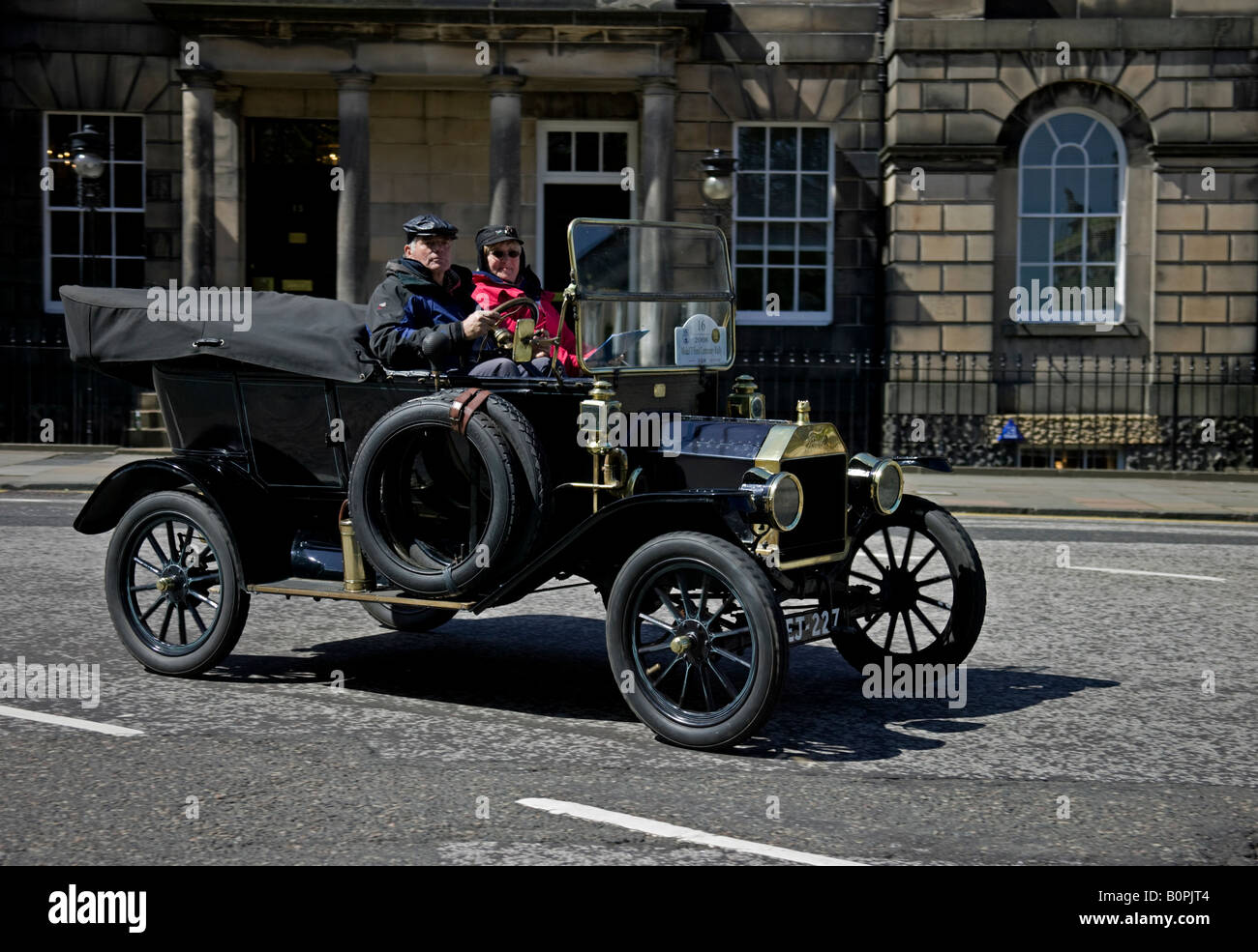 Model T Ford vintage vehicle taking part in Centenary Rally, Edinburgh ...