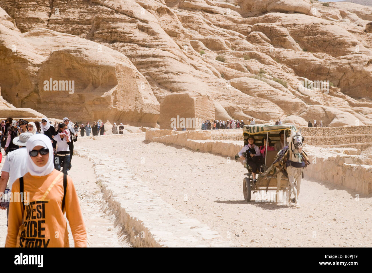 Middle East Jordan Petra UNESCO World Heritage Site Local Jordanian ...