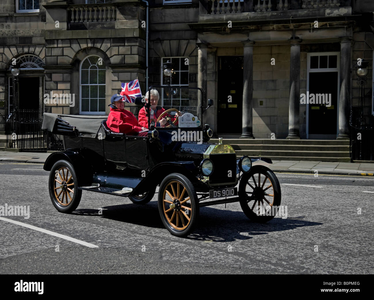 Model T Ford vintage vehicle taking part in Centenary Rally, Edinburgh ...