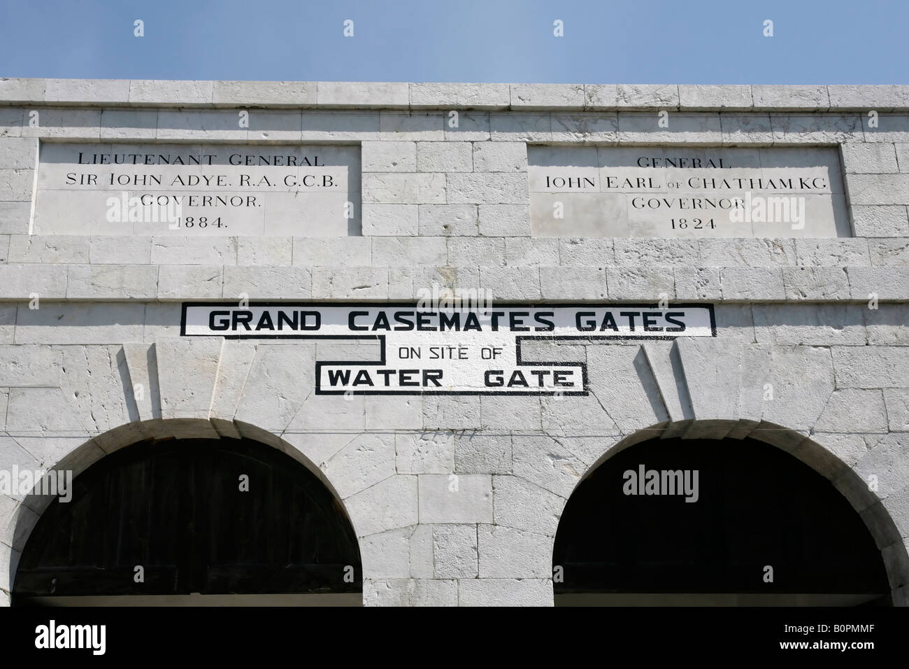 Casemates gates hi-res stock photography and images - Alamy