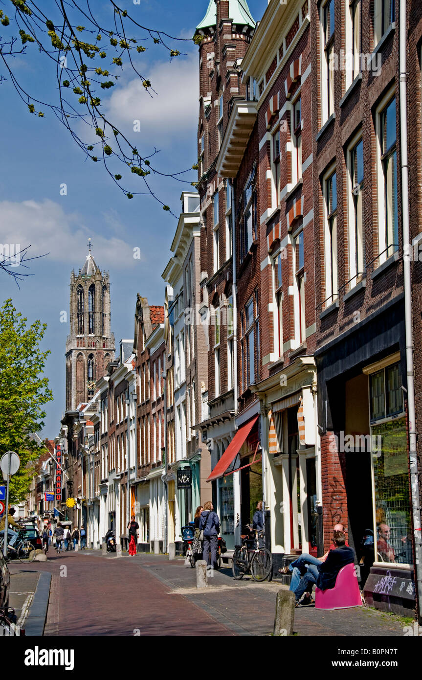 Utrecht netherlands holland town city canal Stock Photo - Alamy