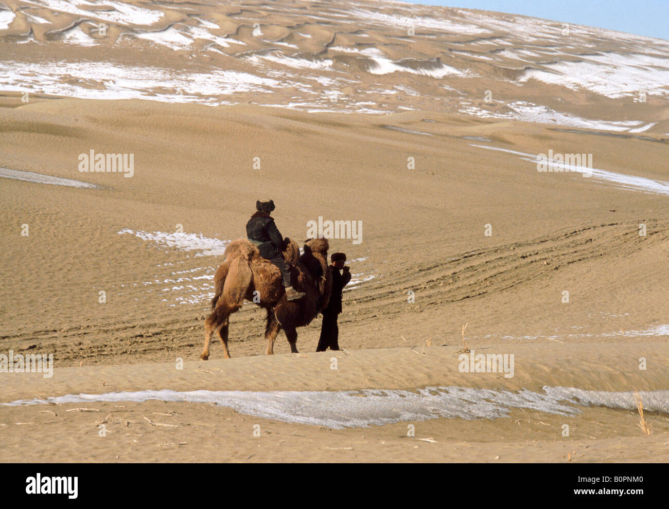 Desert in western china hi-res stock photography and images - Alamy