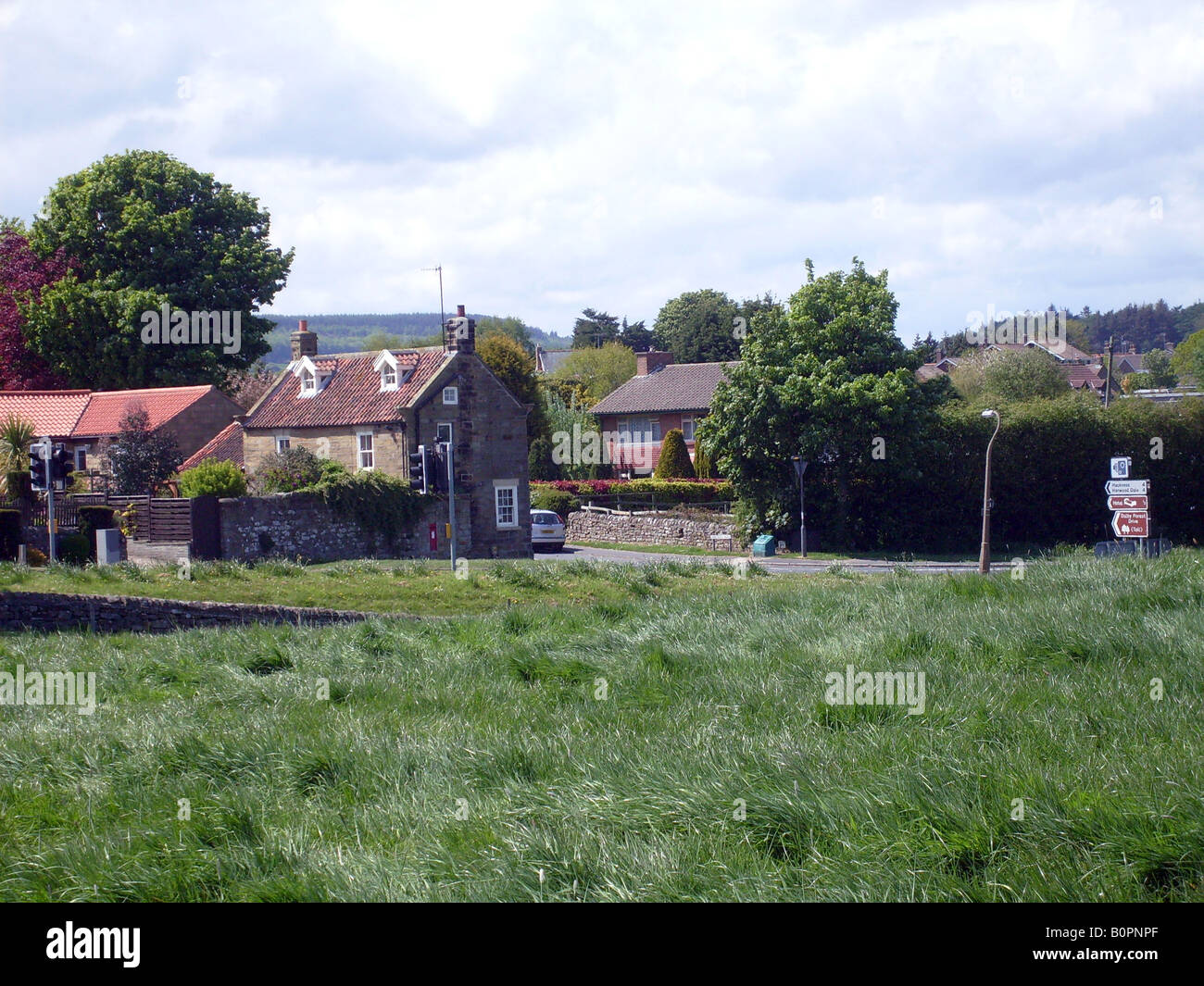 Rural village of Burniston, north yorkshire, England Stock Photo - Alamy