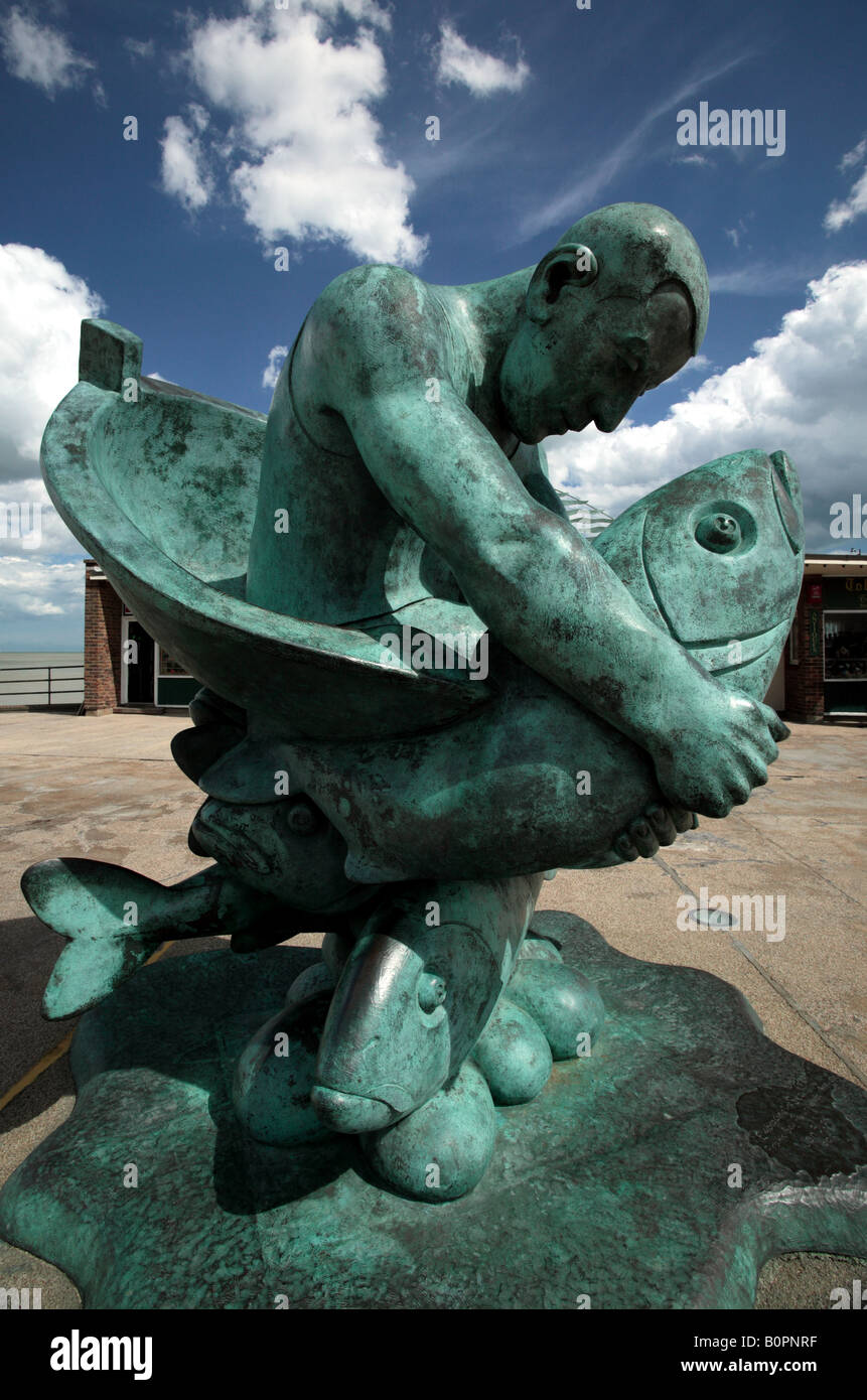 Sculpture jon buck embracing sea hi-res stock photography and images ...