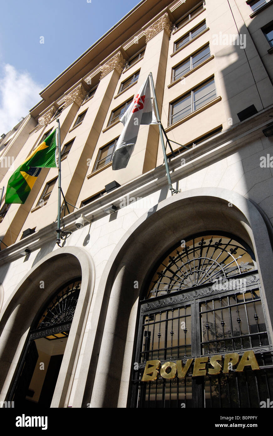 Bovespa s building located in the center of Sao Paulo Brazil Stock ...