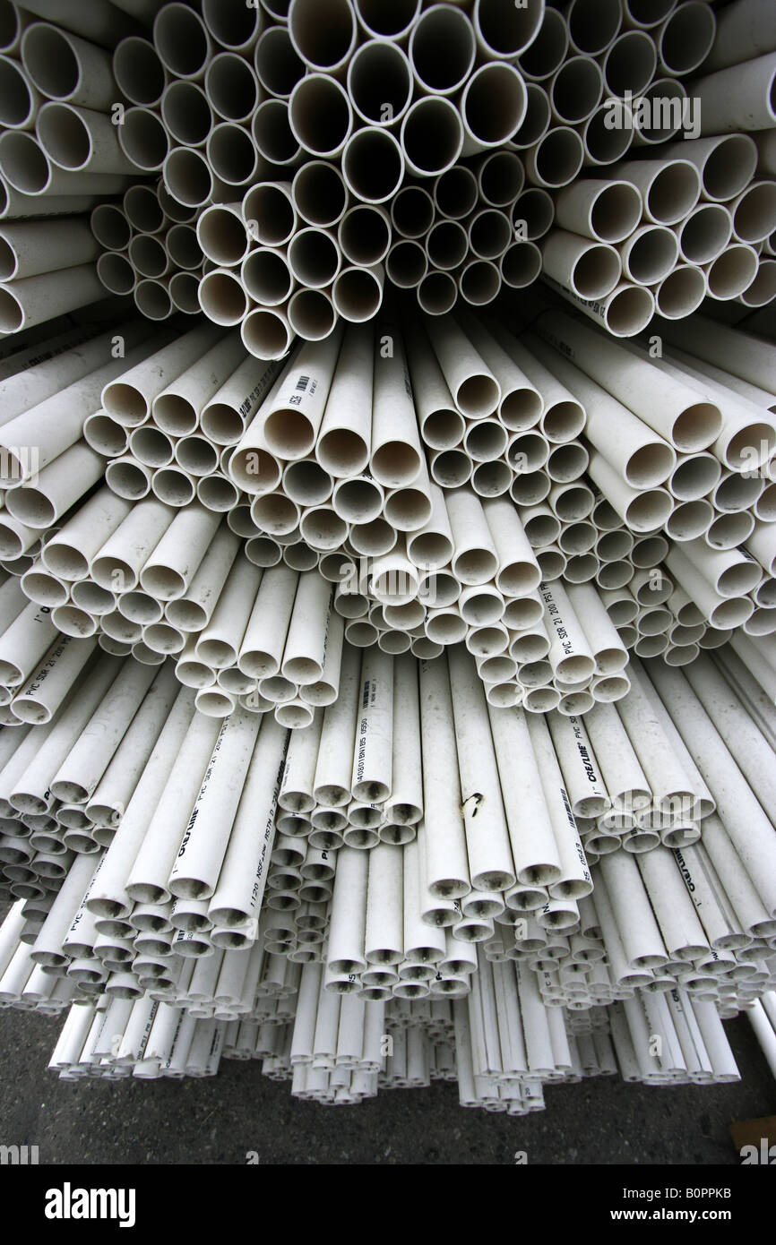 A section of bundled irrigation pipes Stock Photo - Alamy