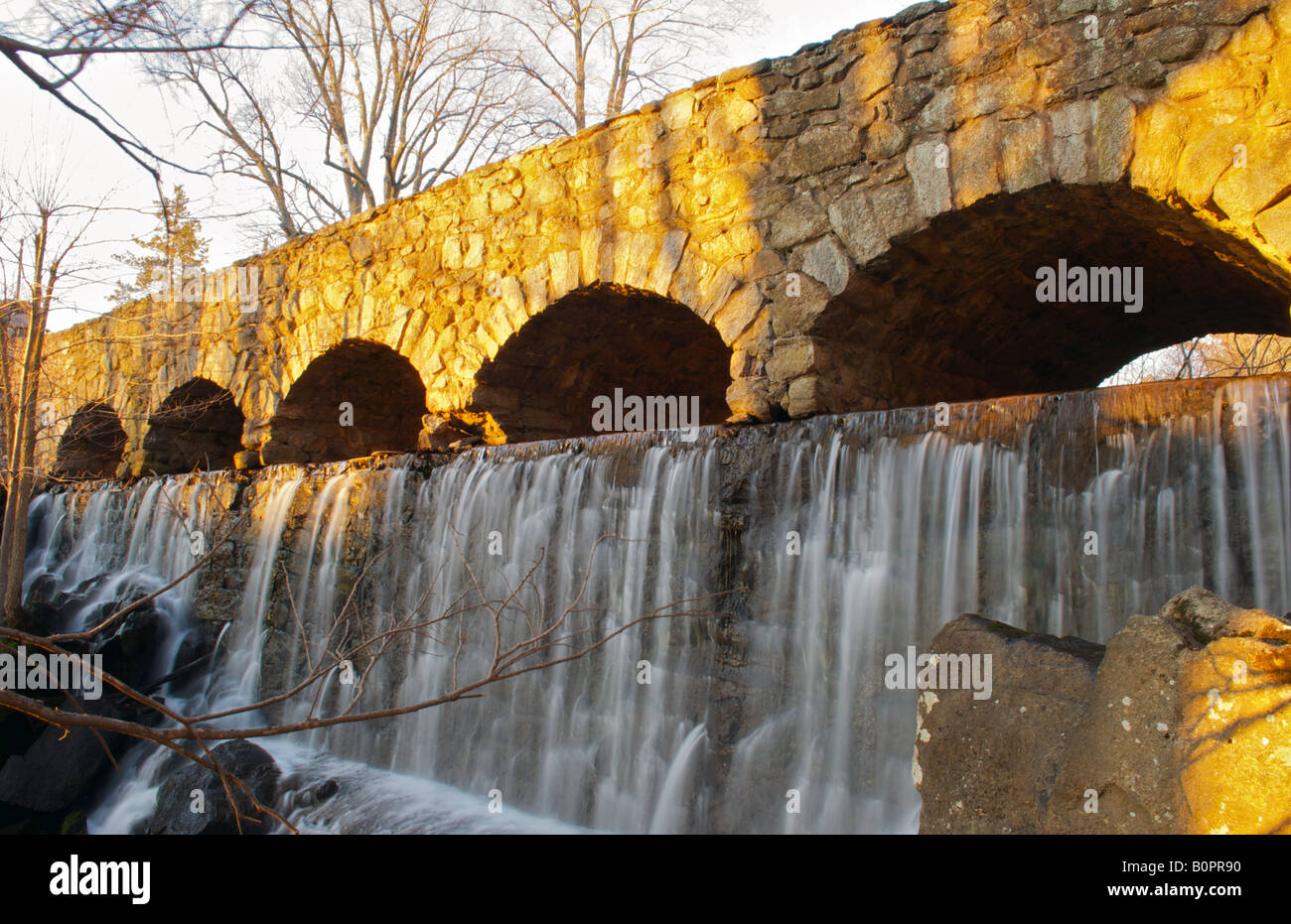 sunny rock bridge Stock Photo - Alamy