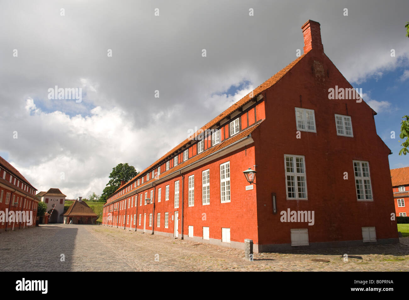 The Barracks at the Kastellet Fortress, Copenhagen, Denmark Stock Photo ...