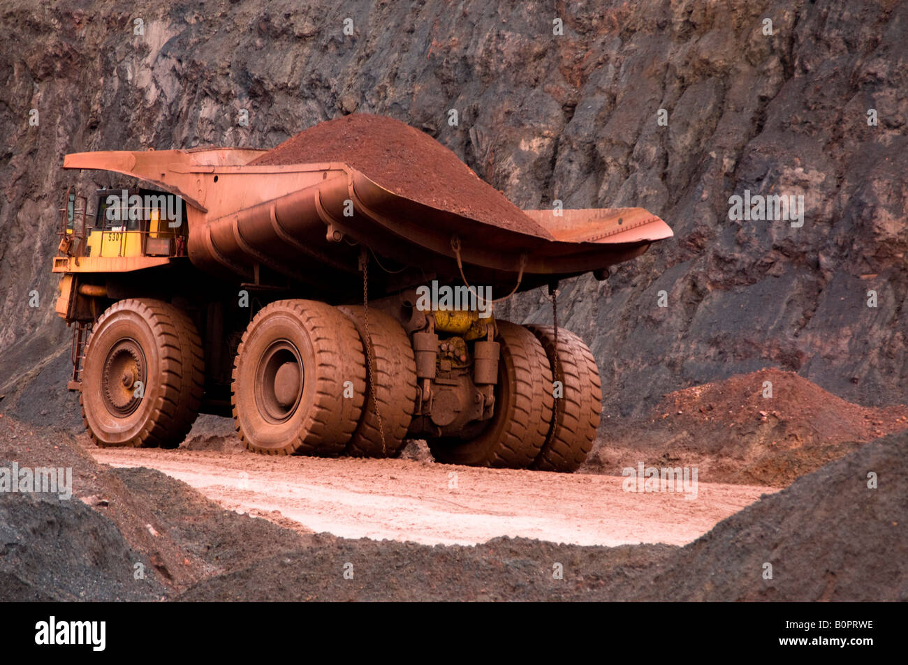 off road truck carries iron ore at Vale s Carajas mine complex Para ...