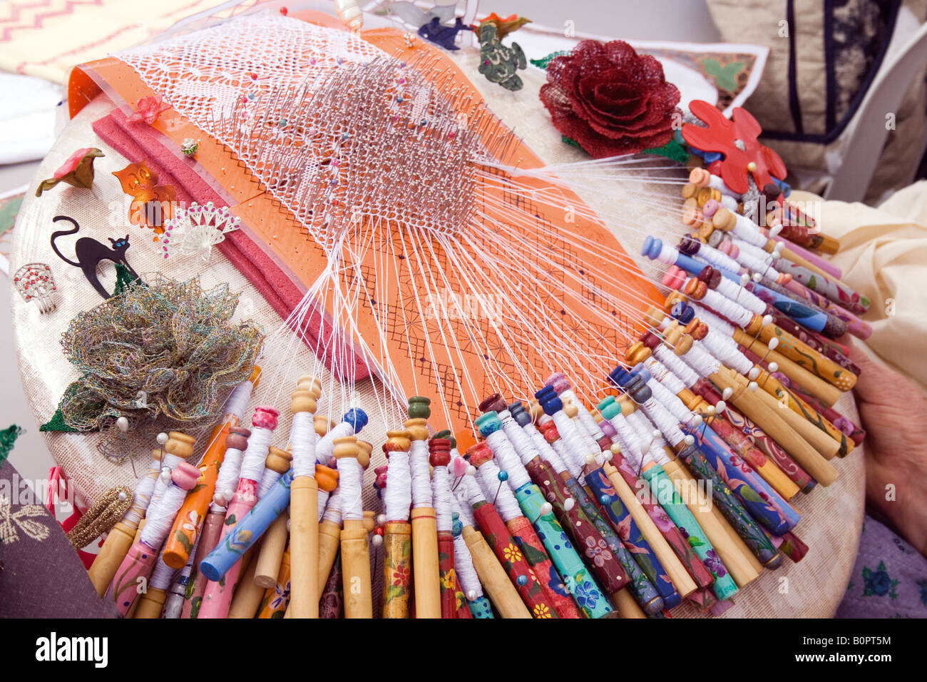 Lace Making High Resolution Stock Photography and Images - Alamy