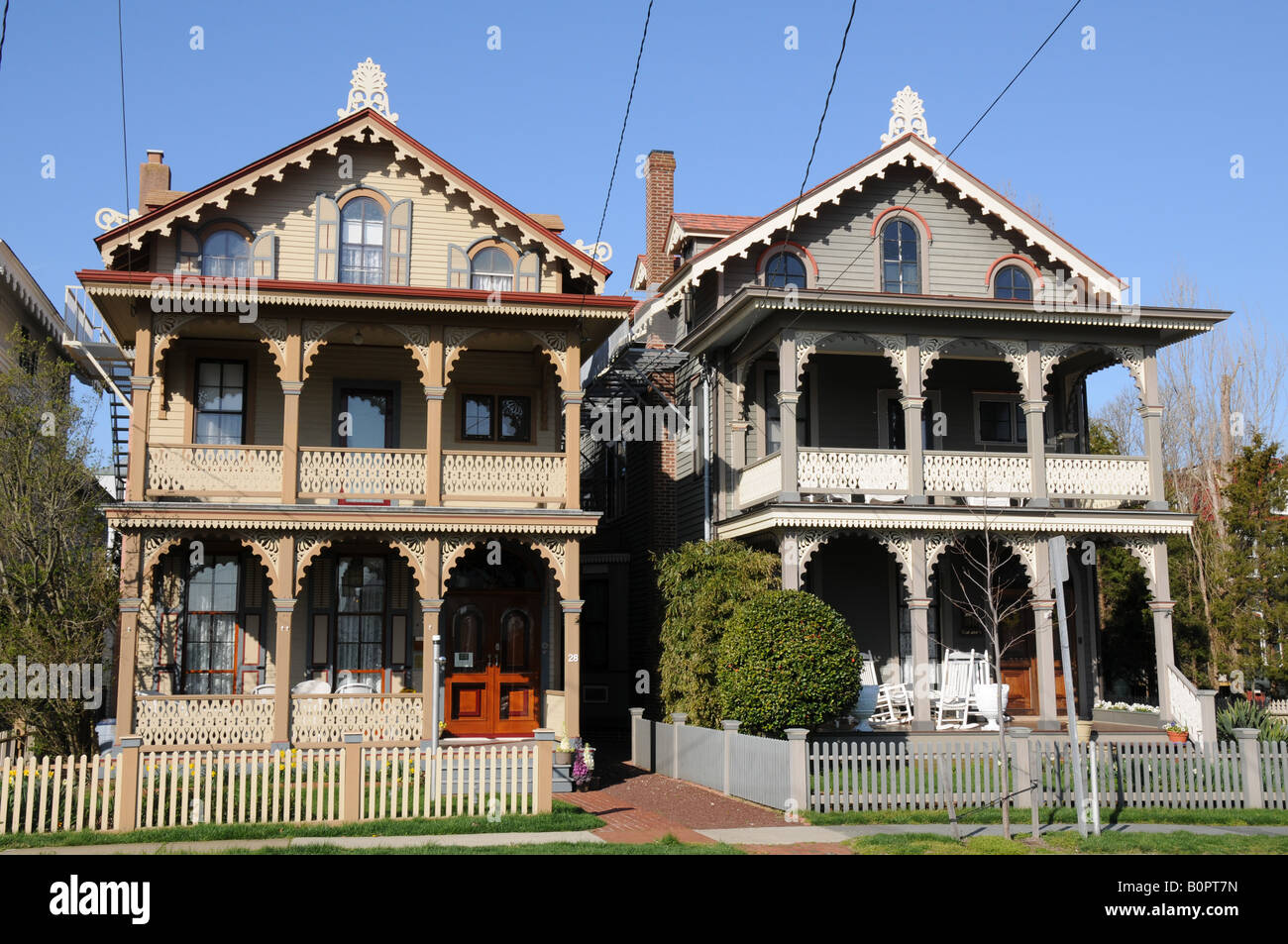 Victorian Houses, Cape May, New Jersey, USA Stock Photo - Alamy