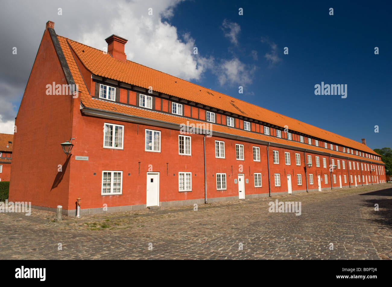 The Barracks at the Kastellet Fortress, Copenhagen, Denmark Stock Photo ...