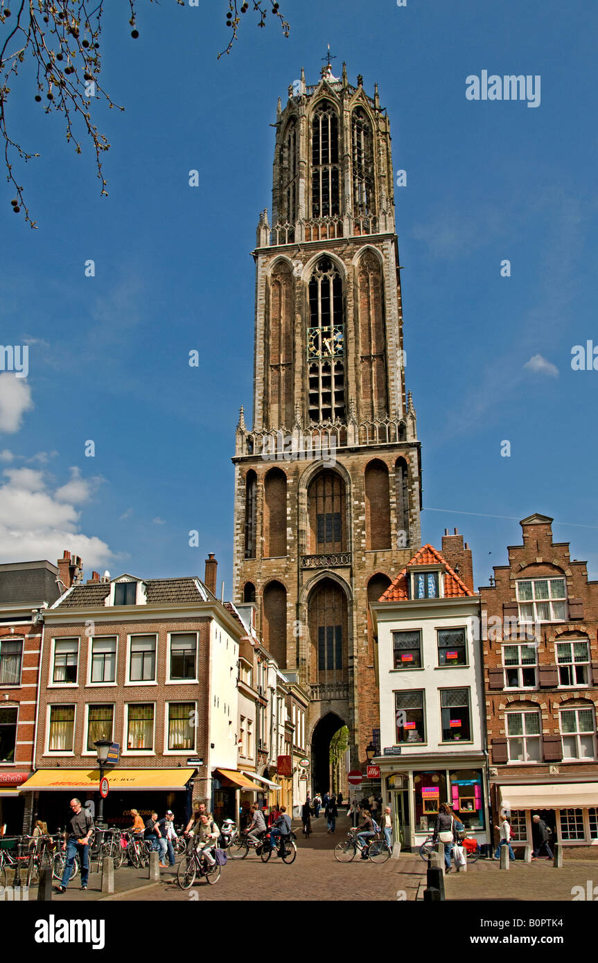 Utrecht netherlands holland town city Dom church Stock Photo - Alamy