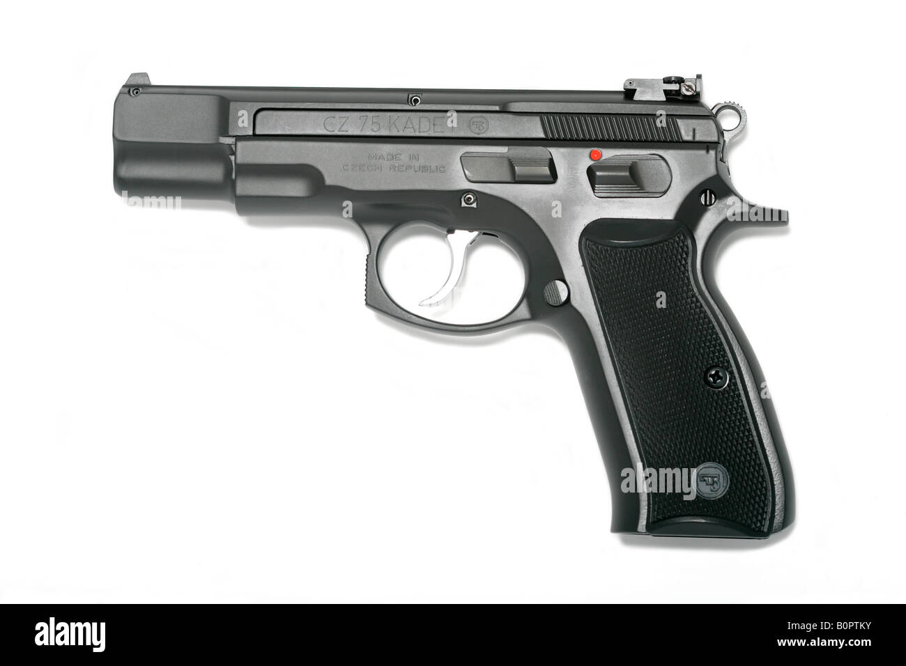 CZ 75 Cadett 22 pistol handgun hand gun Stock Photo - Alamy