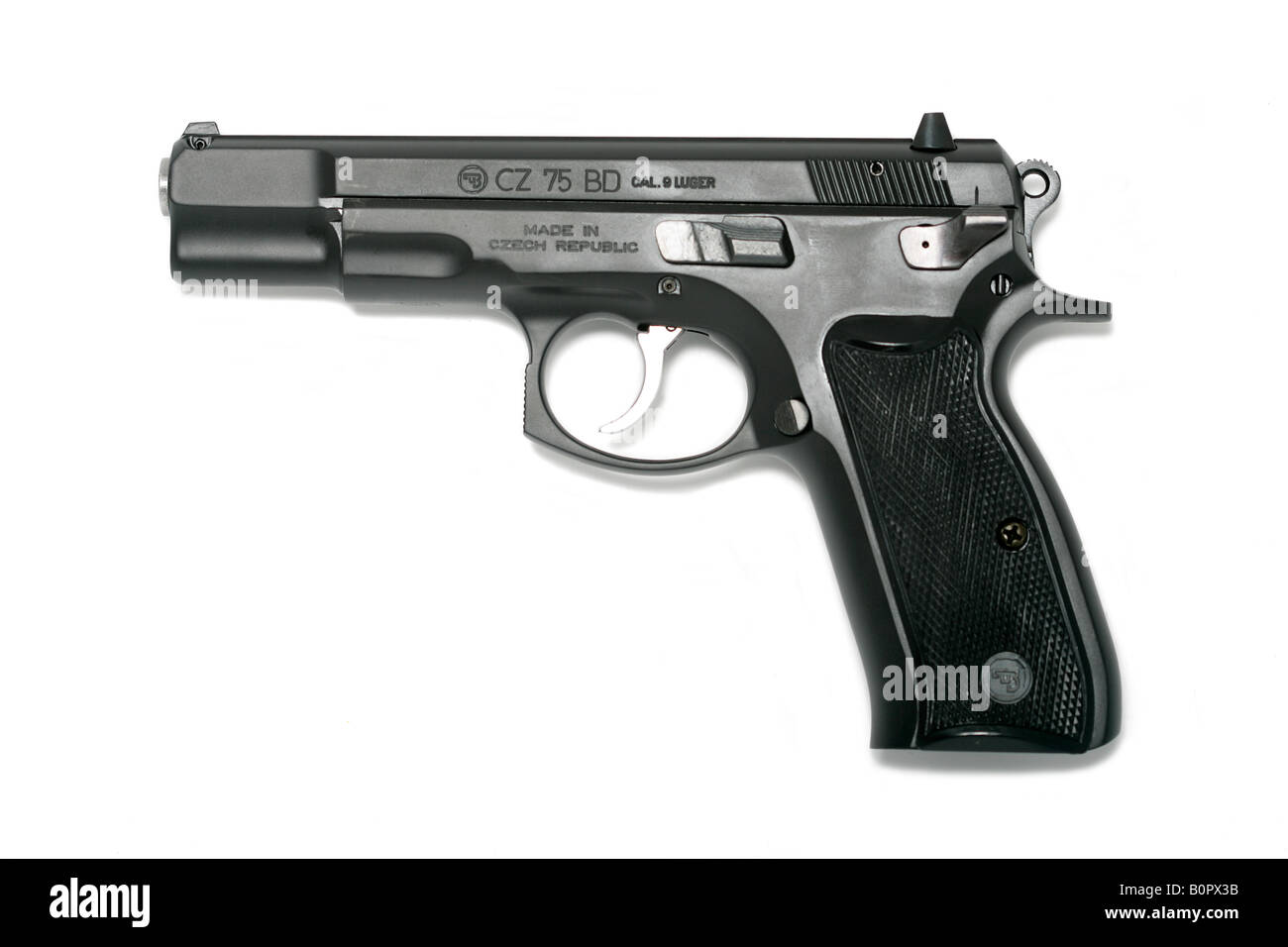 CZ 75 BD pistol handgun hand gun Stock Photo - Alamy