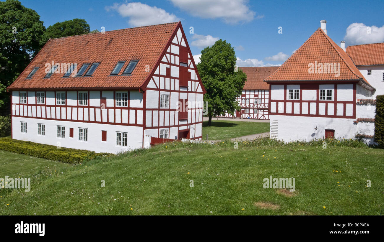 Southerly aspect of Aalborg Castle (Aalborghus Slot) from rampart ...