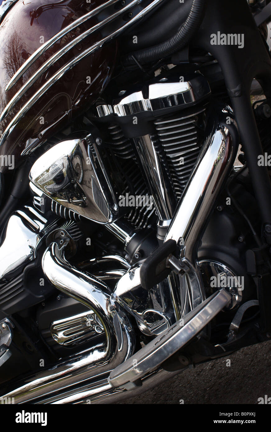 Yamaha Stratoliner Engine Stock Photo - Alamy