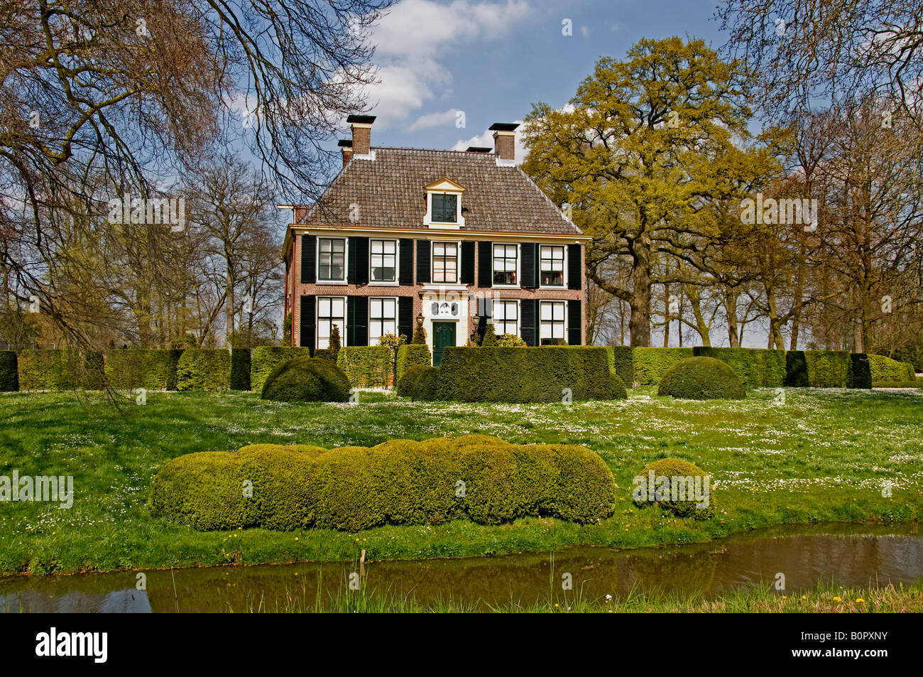 The Vecht river near Utrecht Loenen Maarsen Breukelen Nigtevecht Stock ...