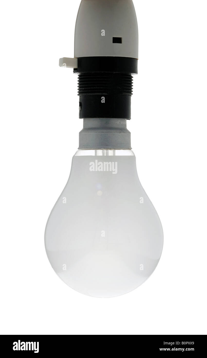 Old Fashioned Light Bulb in Socket Stock Photo - Alamy