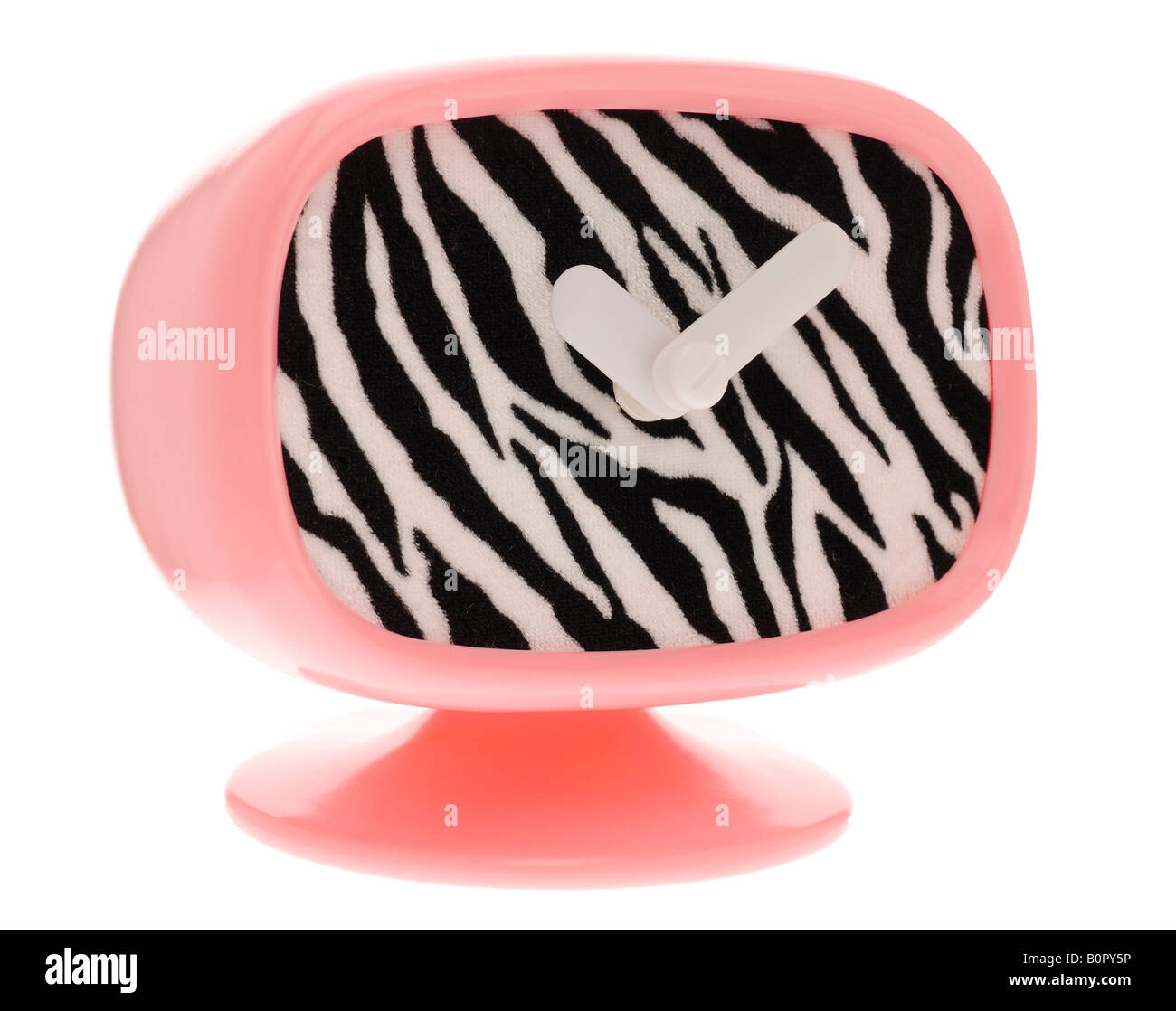 Zebra Stripe Design Alarm Clock Stock Photo - Alamy