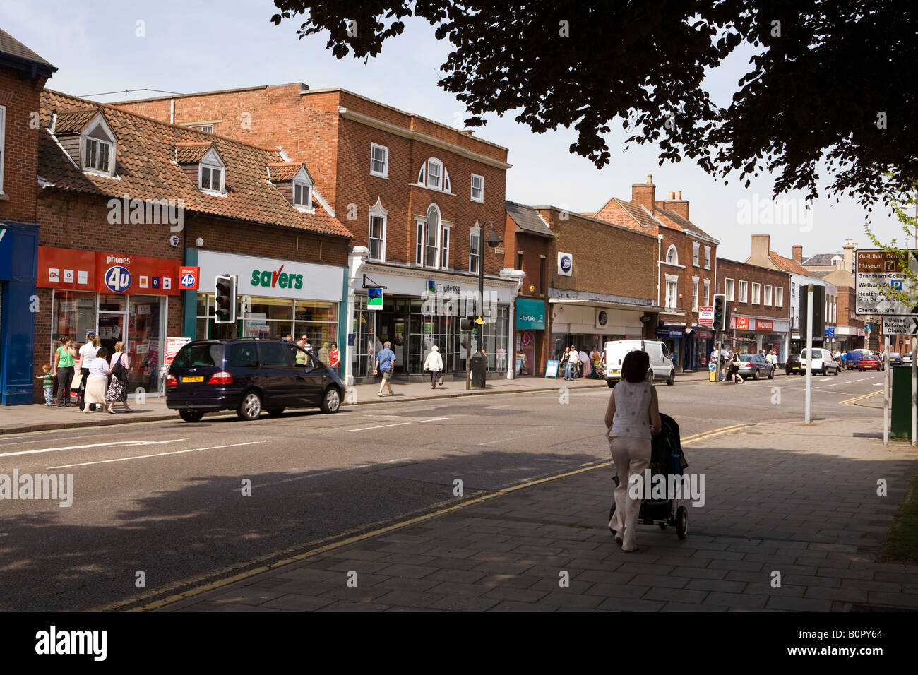 Shopping centre grantham hi-res stock photography and images - Alamy