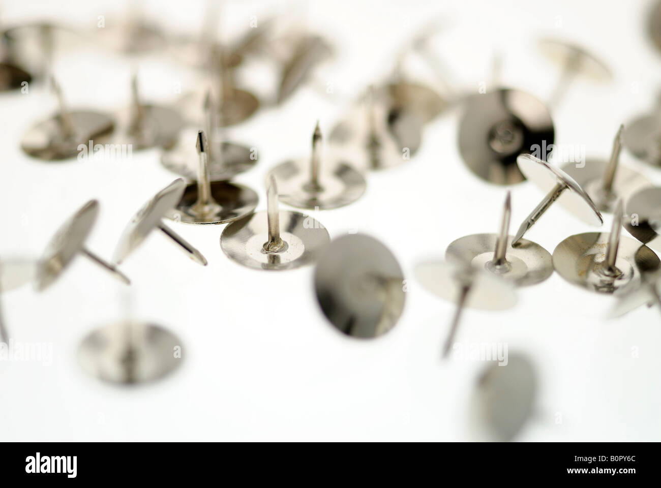 Drawing Pins Tacks Stock Photo - Alamy