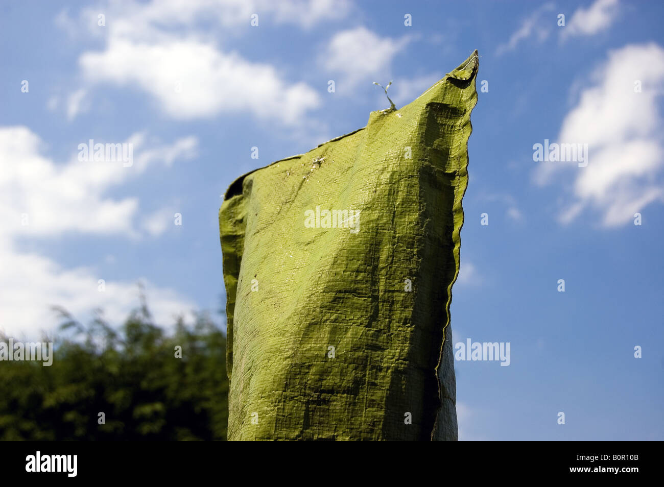 A plastic washing line cover Stock Photo - Alamy