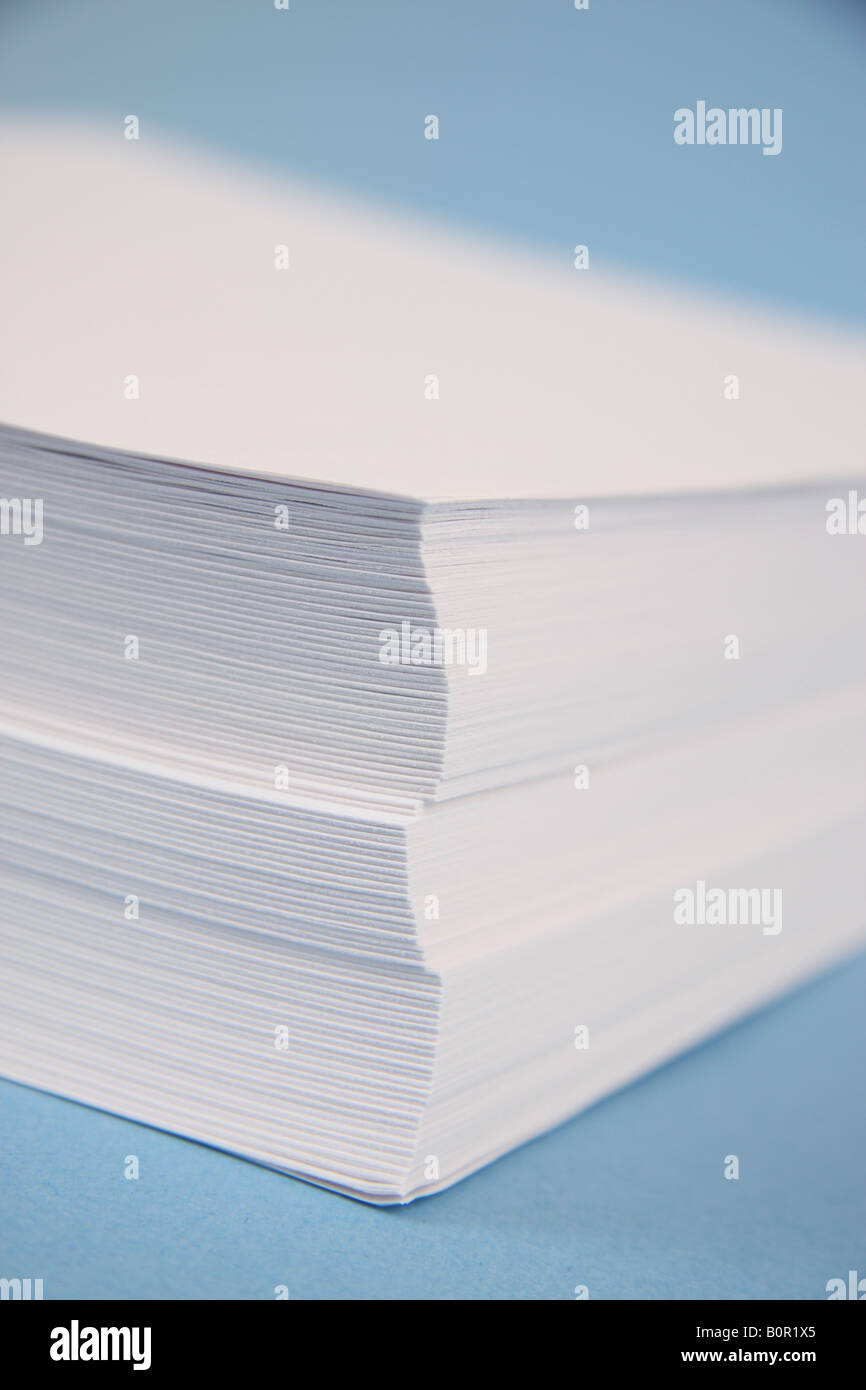 stack of white paper Stock Photo - Alamy