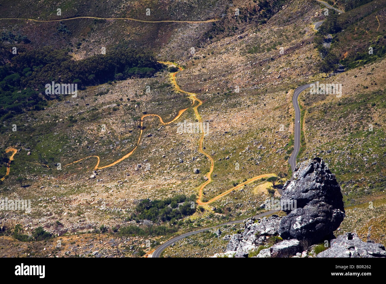 A view from Table Mountain Stock Photo - Alamy