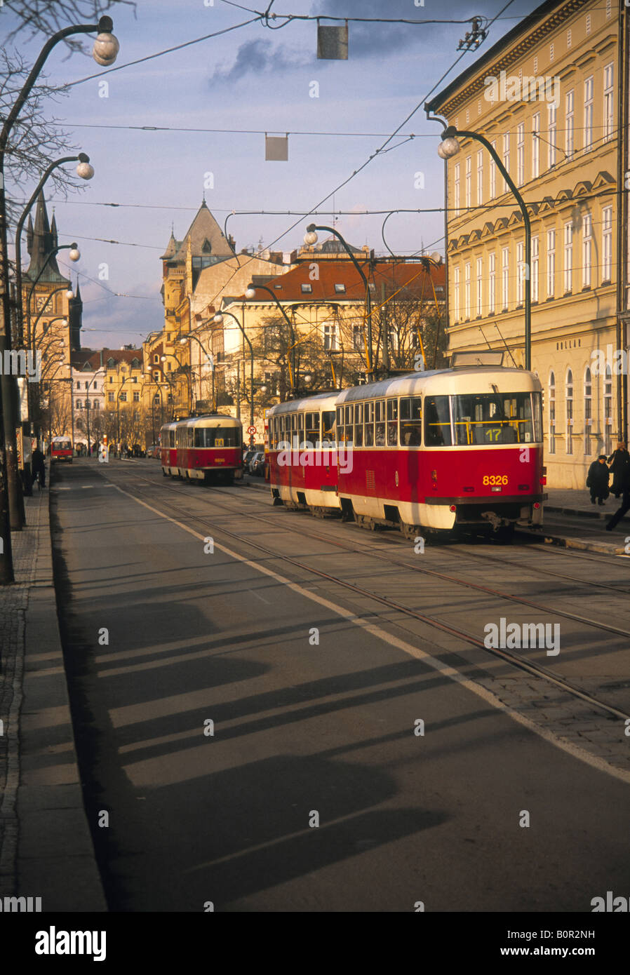 Tram, Prague, Czech Republic Stock Photo - Alamy