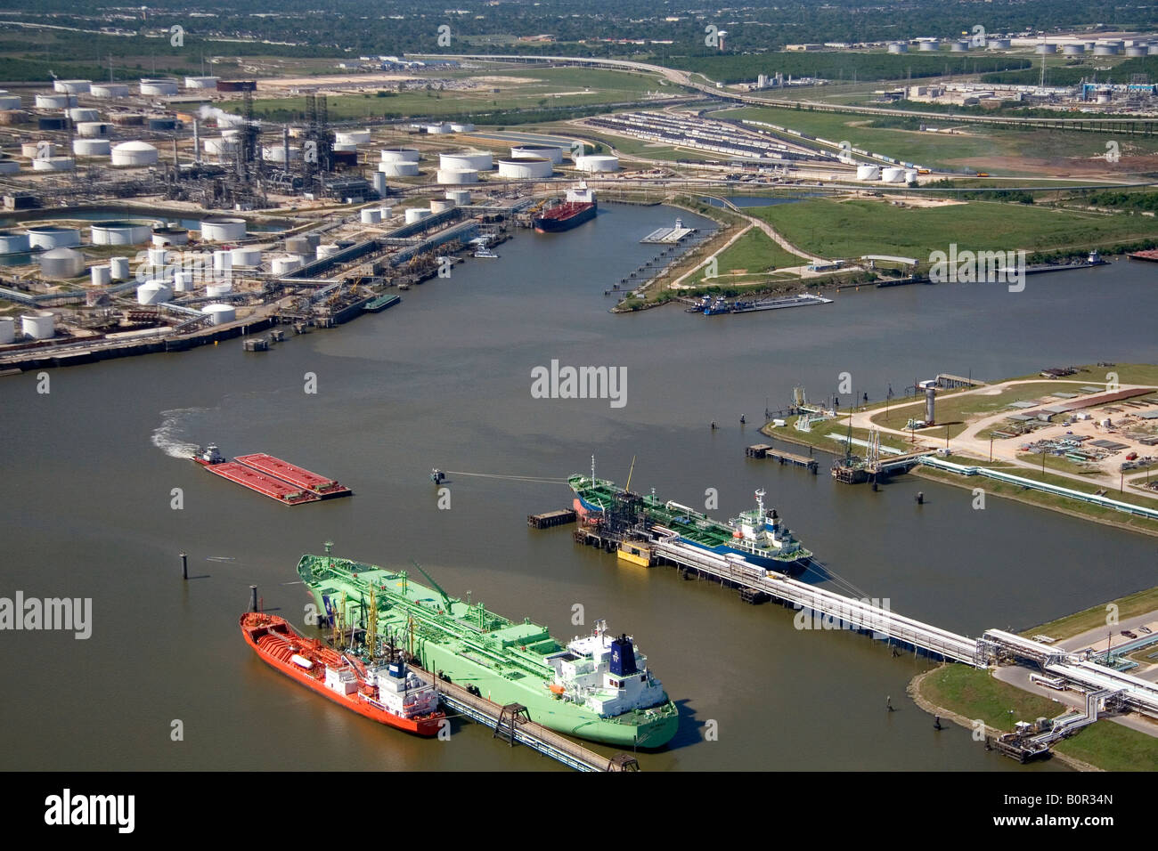 Houston Ship Channel Aerial