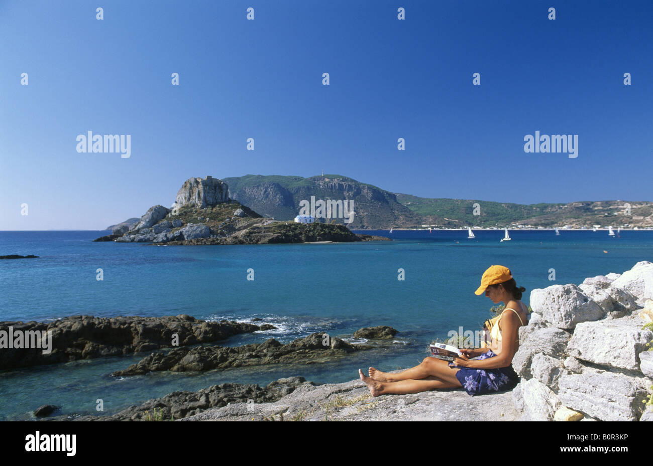 Kos woman greek islands hi-res stock photography and images - Alamy