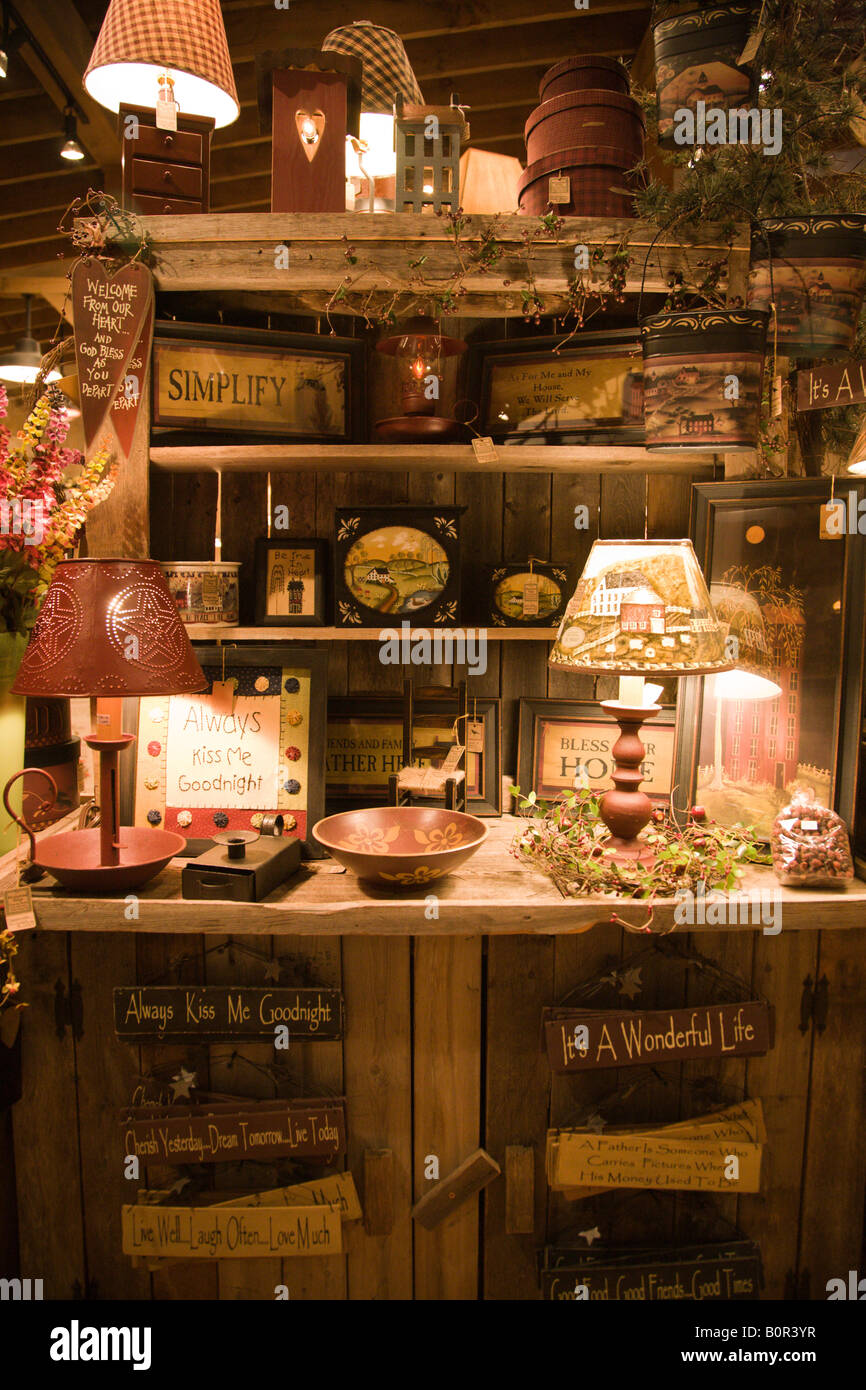 Southern-style living - Inside a trading post in Tennessee Stock Photo ...