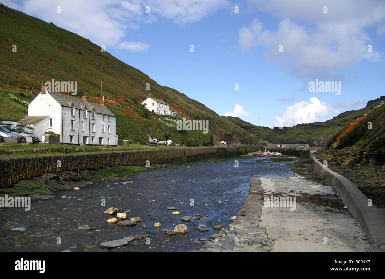 Boscastle Harbour Cornwall England Stock Photo - Alamy