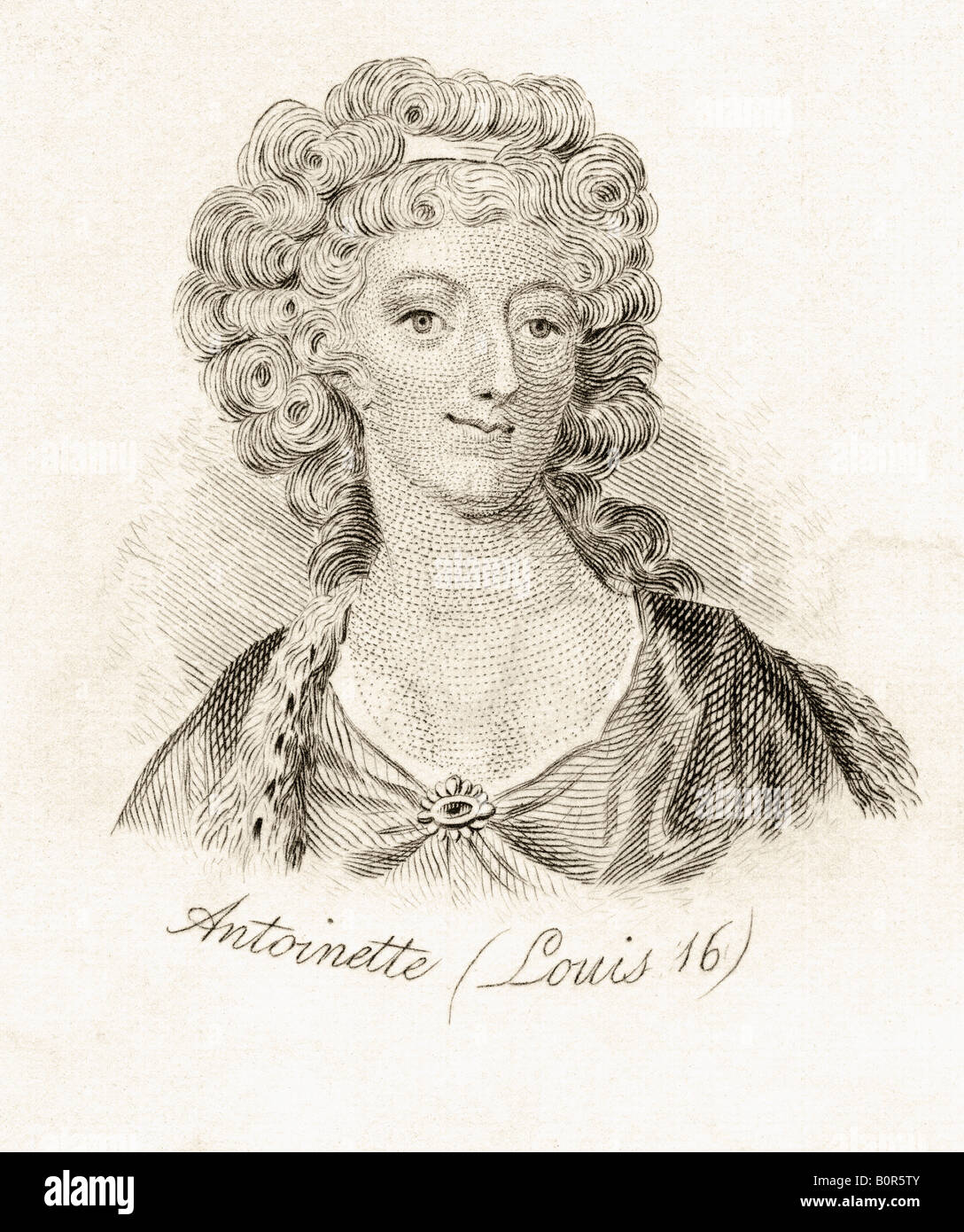 Marie Antoinette, 1755 - 1793. Queen of France as the wife of Louis XVI ...