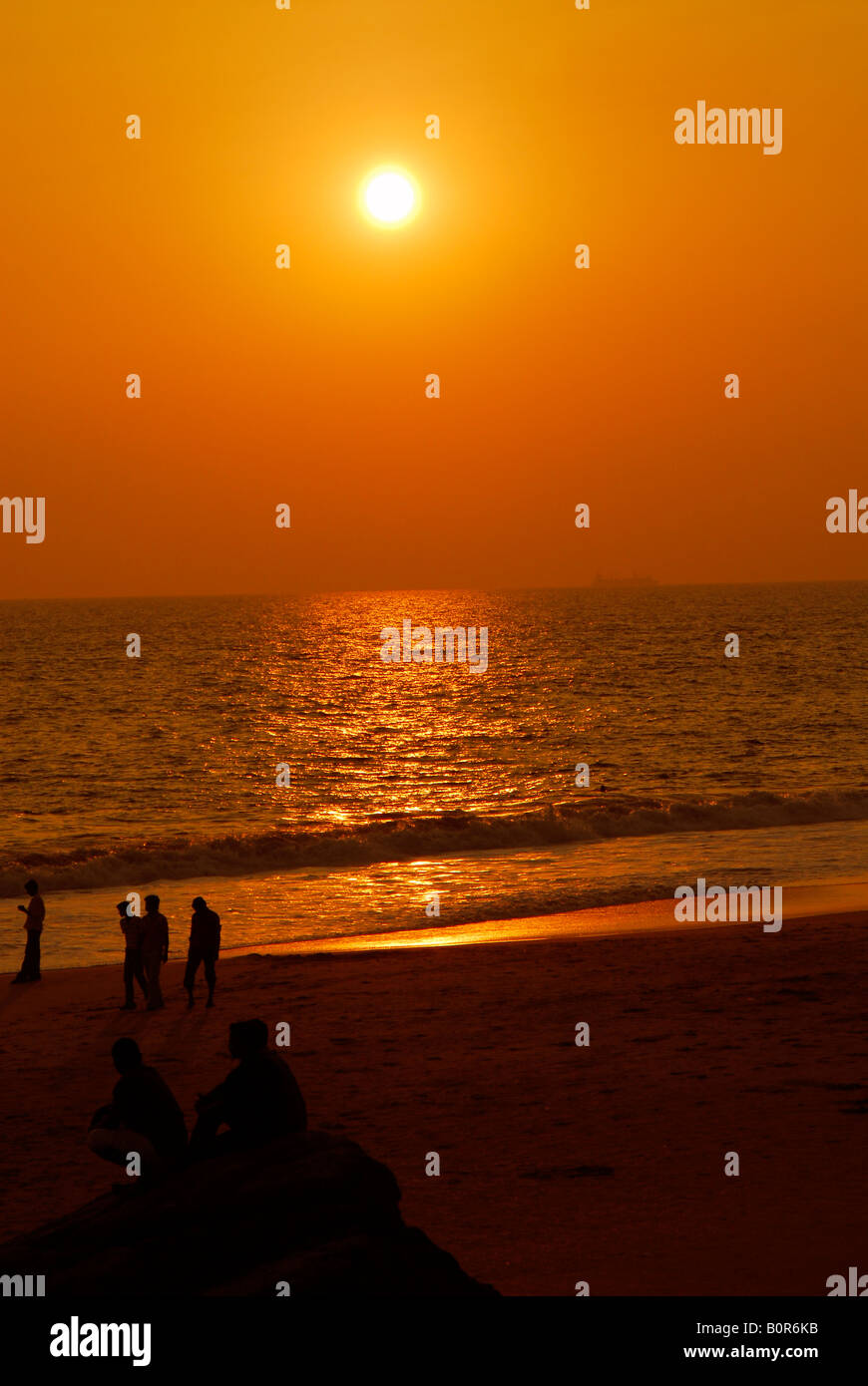 Sunset varkala hi-res stock photography and images - Alamy