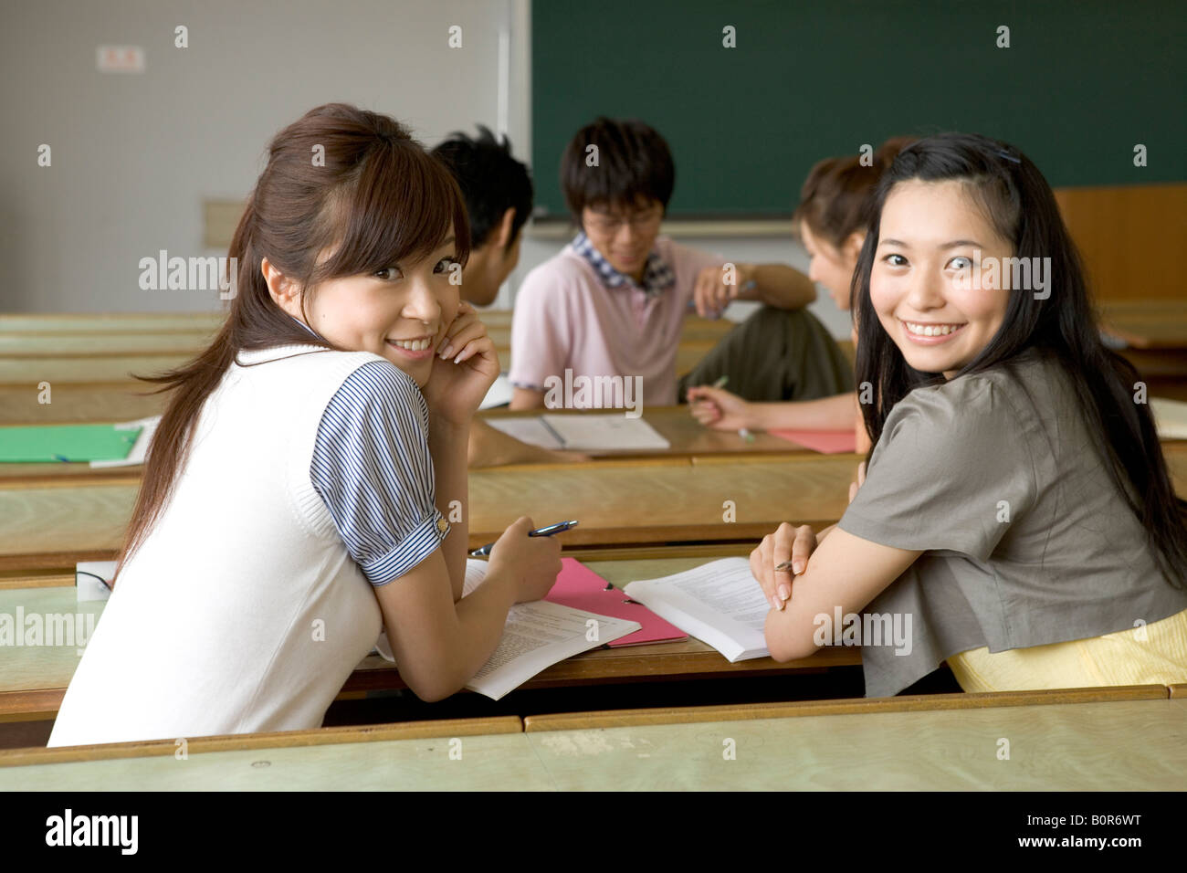 Students in classroom Stock Photo - Alamy