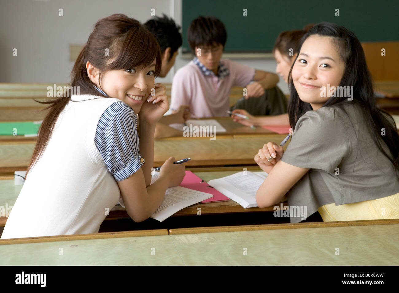 Students in classroom Stock Photo - Alamy