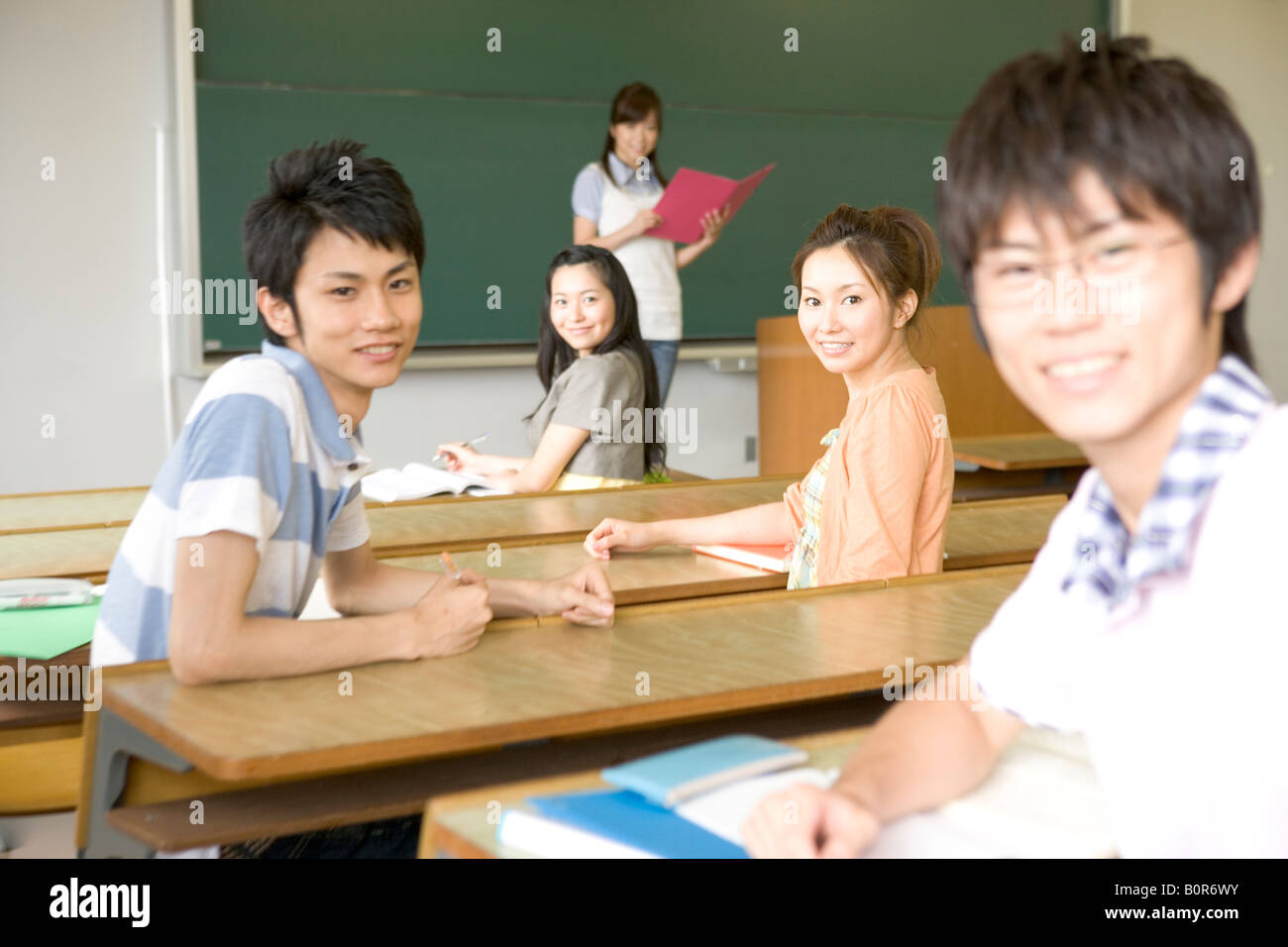 Students during lesson Stock Photo - Alamy