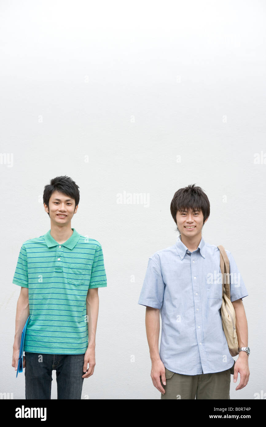 Portrait of male students Stock Photo - Alamy