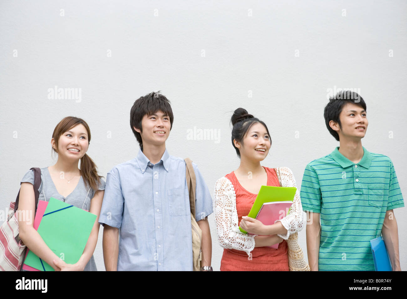 Group of students side by side Stock Photo - Alamy