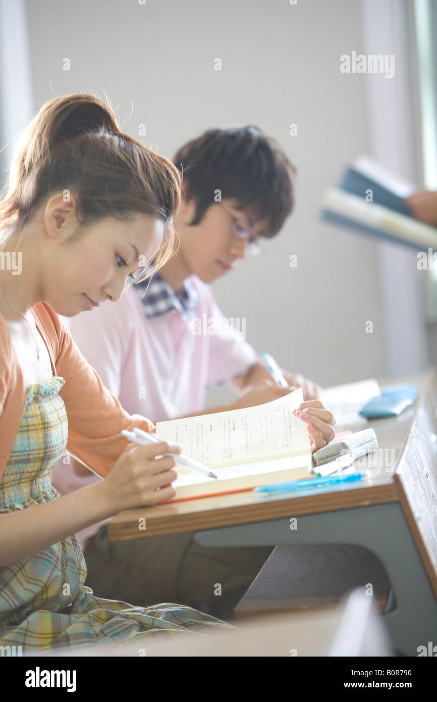 Students at lesson Stock Photo - Alamy