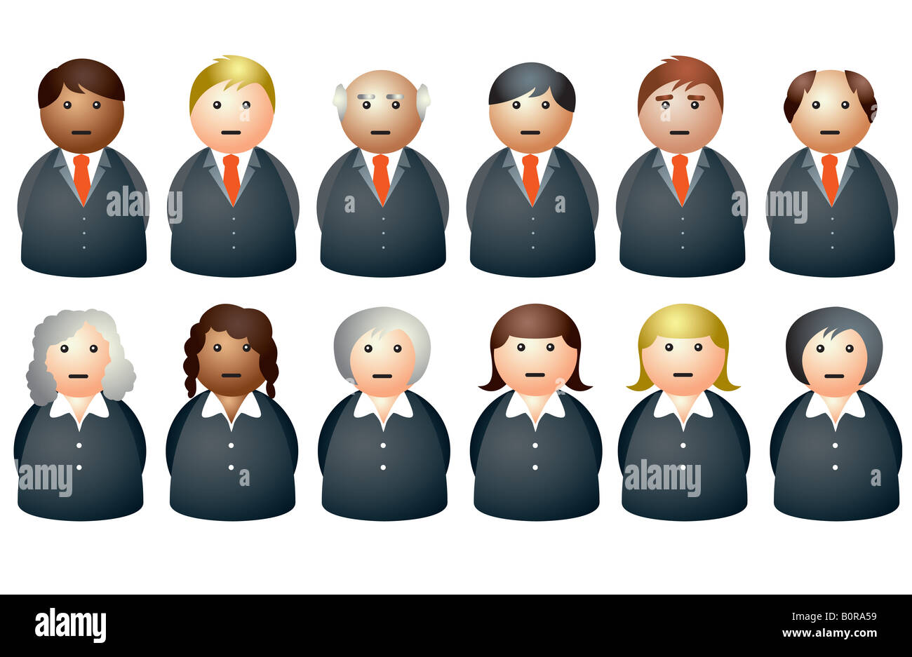 Workforce cartoon hi-res stock photography and images - Alamy