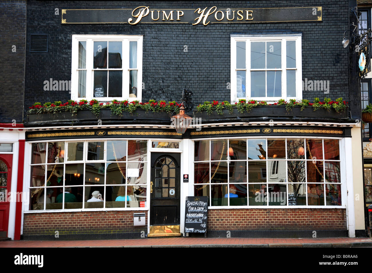 Pump House Traditional Pub in the Lanes Brighton Sussex England Britain ...