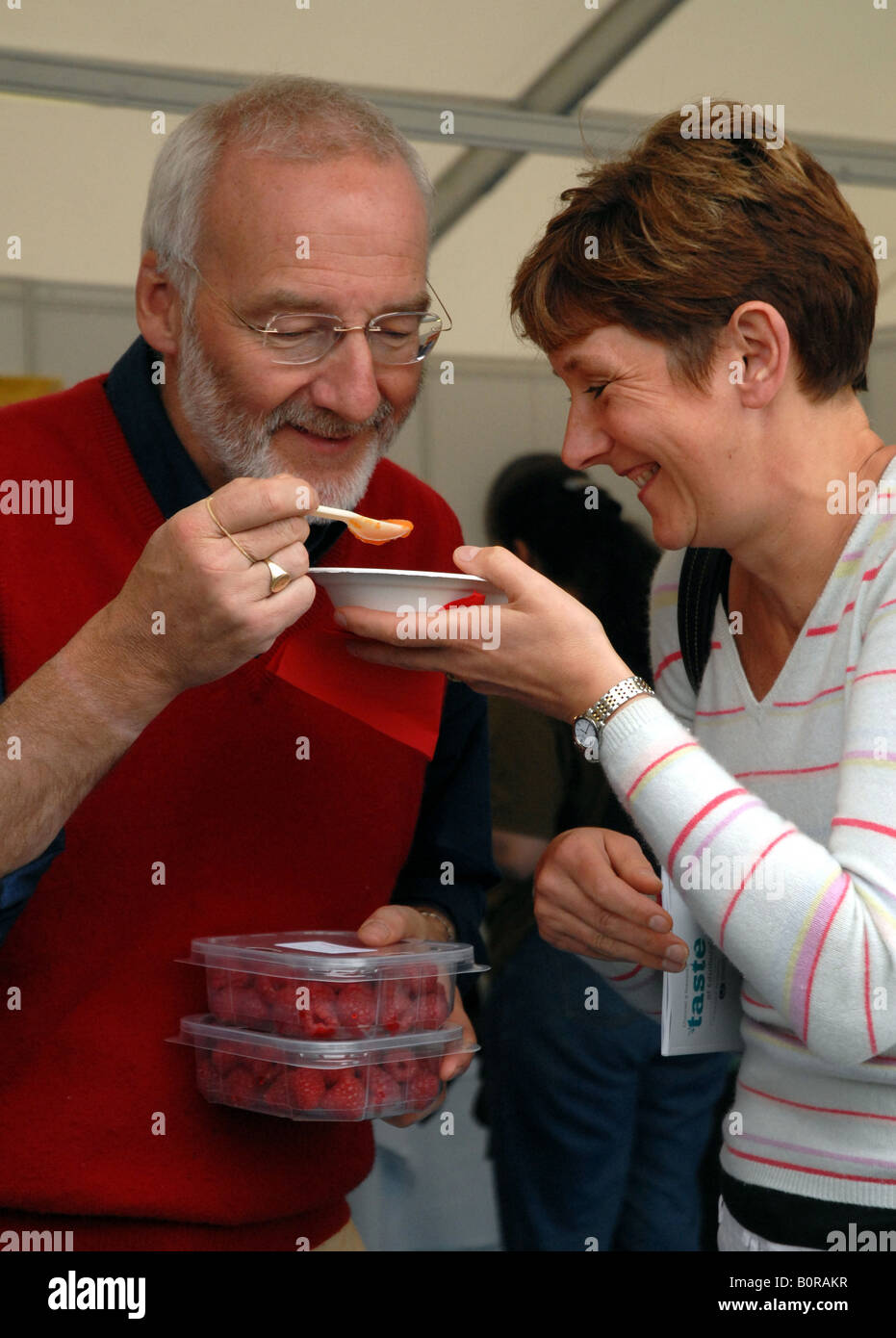 Food samples hi-res stock photography and images - Alamy